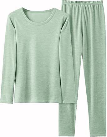 Amazon.co.jp: JPAYAROGOAN Warm Inner Heattech Women's Top and Bottom ...