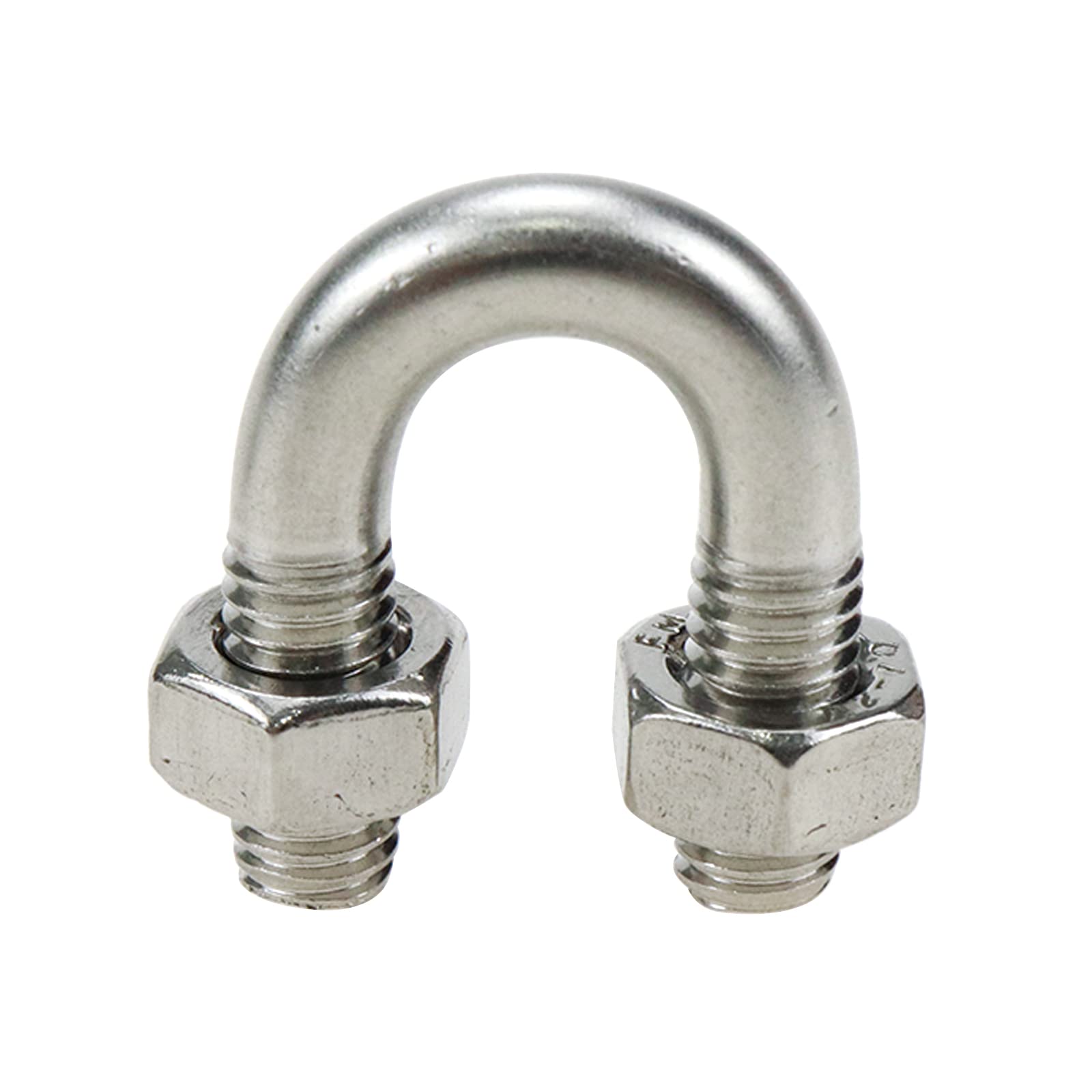 Snapklik.com : 10Pcs M6x8 304 Stainless Steel U-Bolt Fastener For 8mm ...