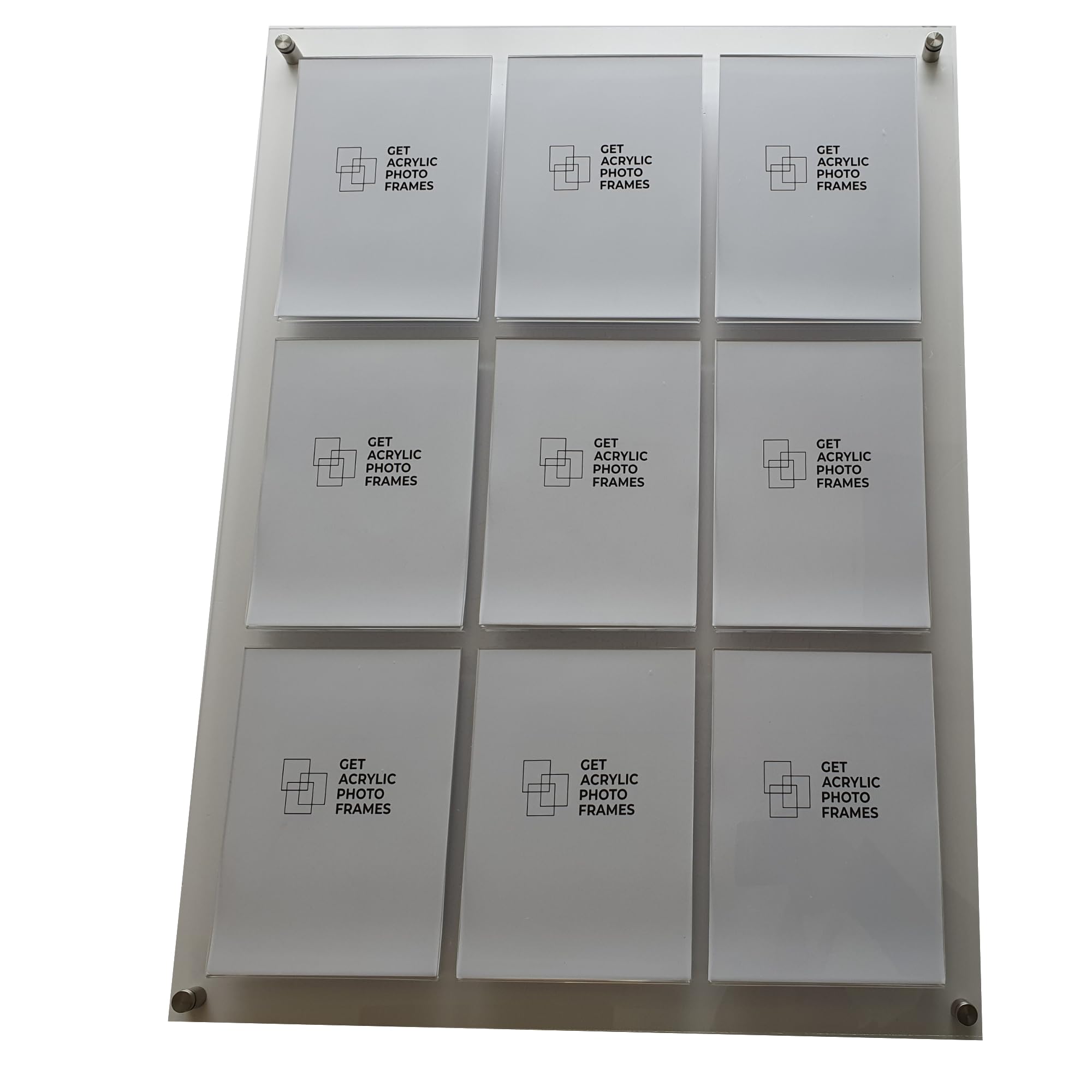 Get Acrylic Photo Frames - 9 Pocket Clear Acrylic Company Display ...