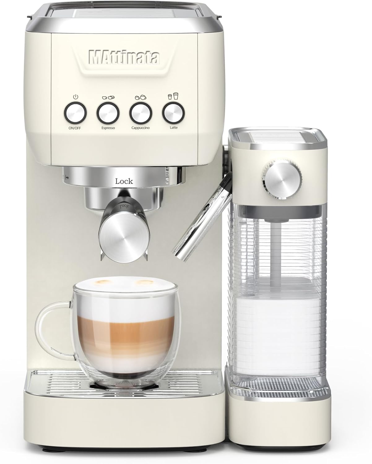 Amazon.com: MAttinata Cappuccino Latte Espresso Stainless Steel Coffee ...