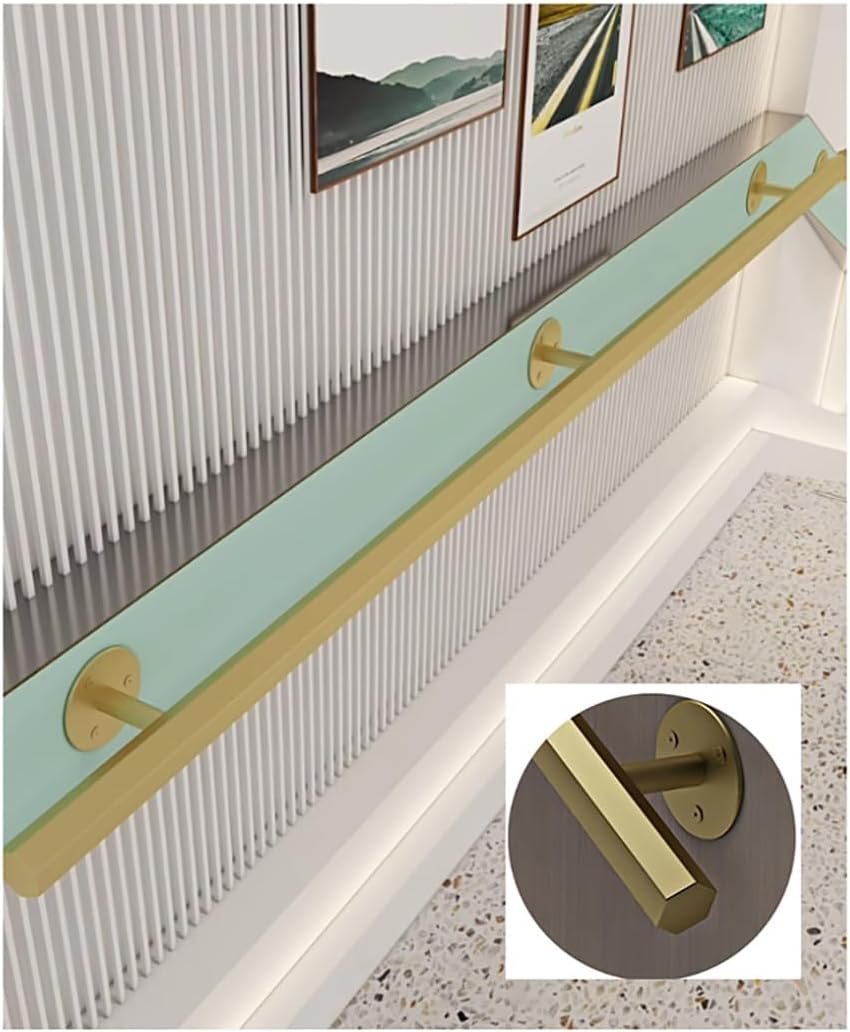 Amazon.com: Stair Handrail, Gold Stair Handrail, Aluminum Alloy ...