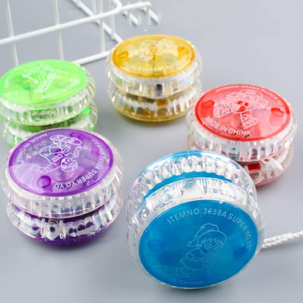 Toddmomy 5pcs LED Yoyo Toys Kids Yoyo Balls Light up Yoyo Children ...