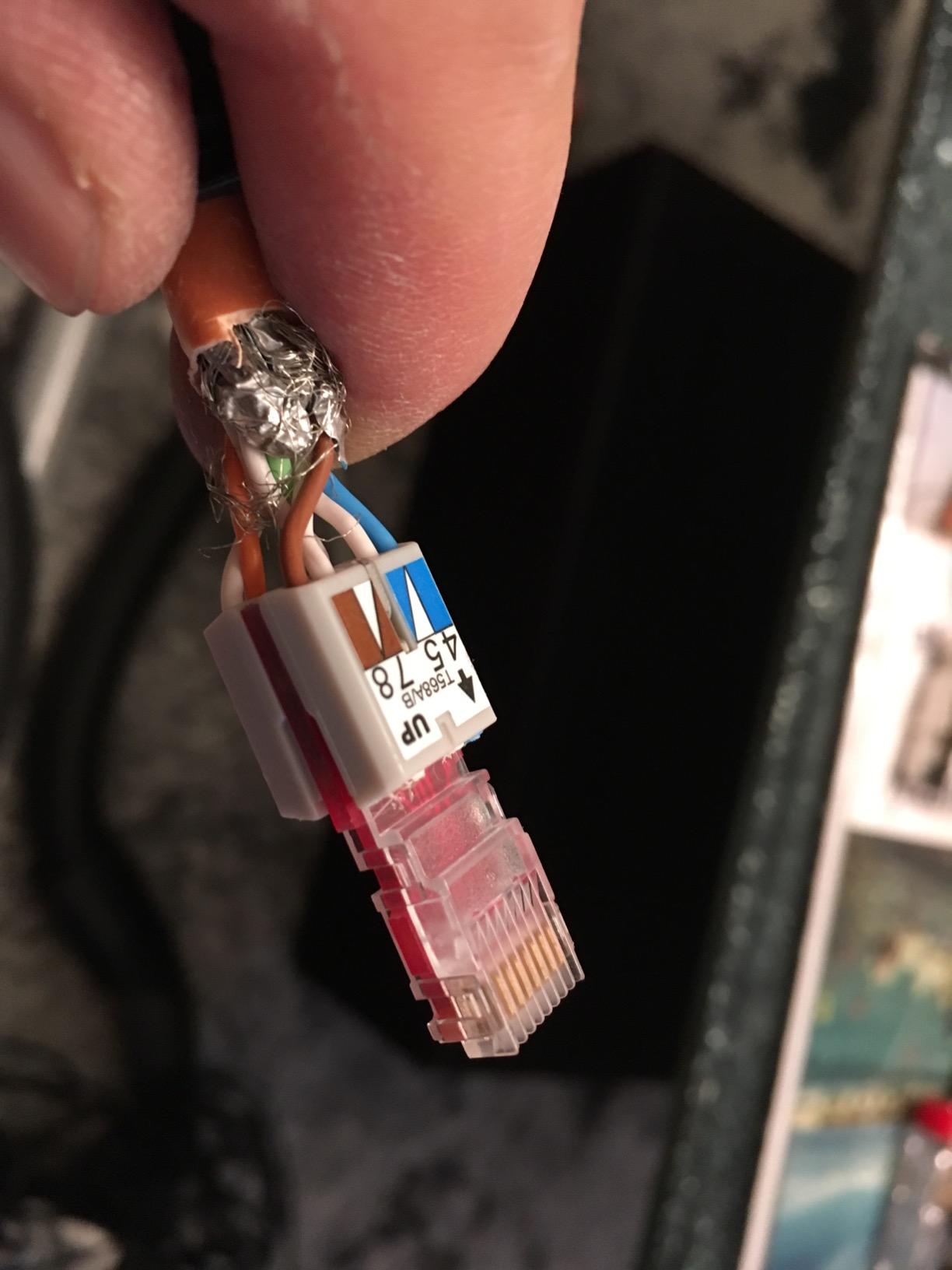 odedo 4x Netzwerkstecker CAT6A CAT7 werkzeuglos 10Gbps RJ45 LanStecker ...