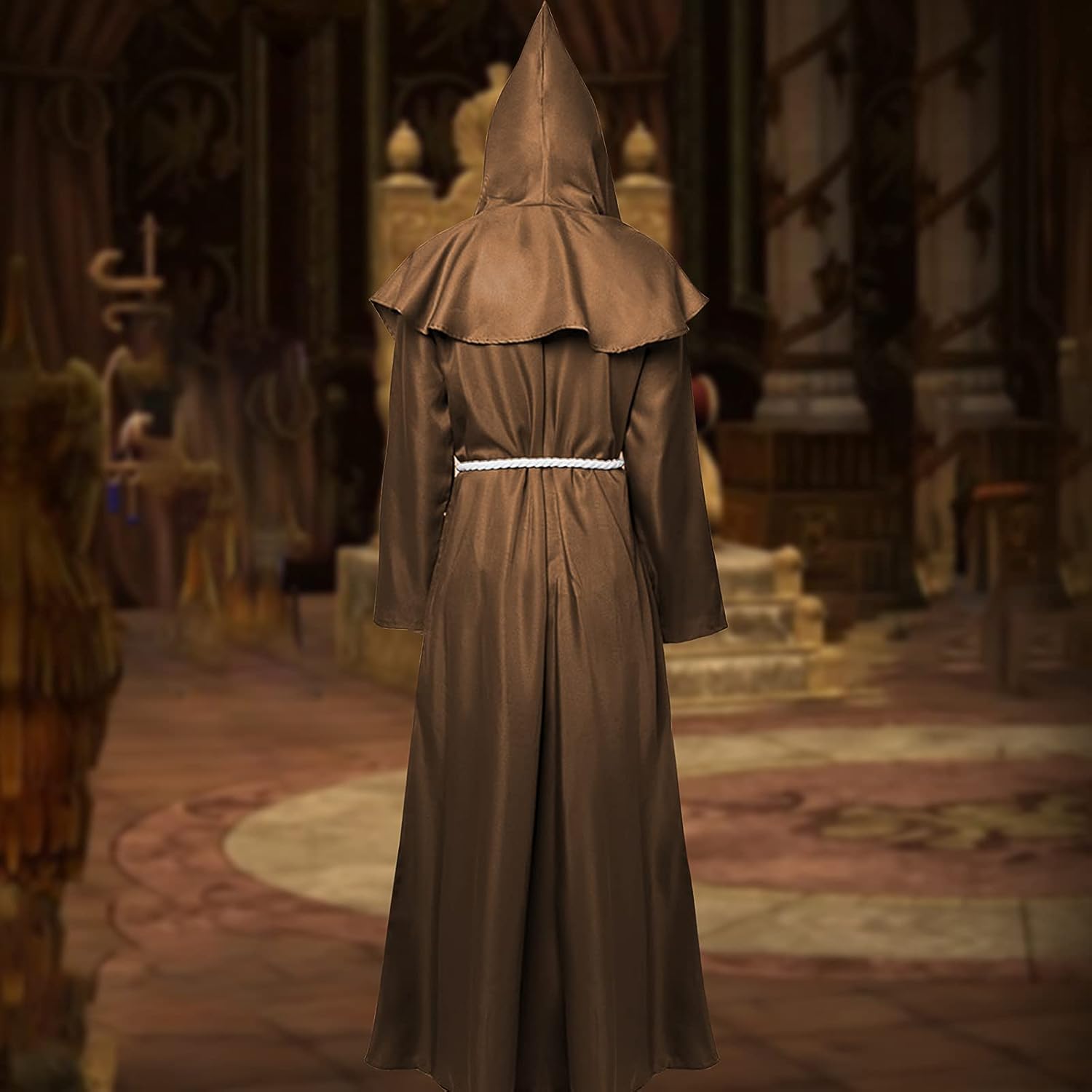 Monk Robes For Men Medieval Renaissance Priest Robe Cosplay Costume ...