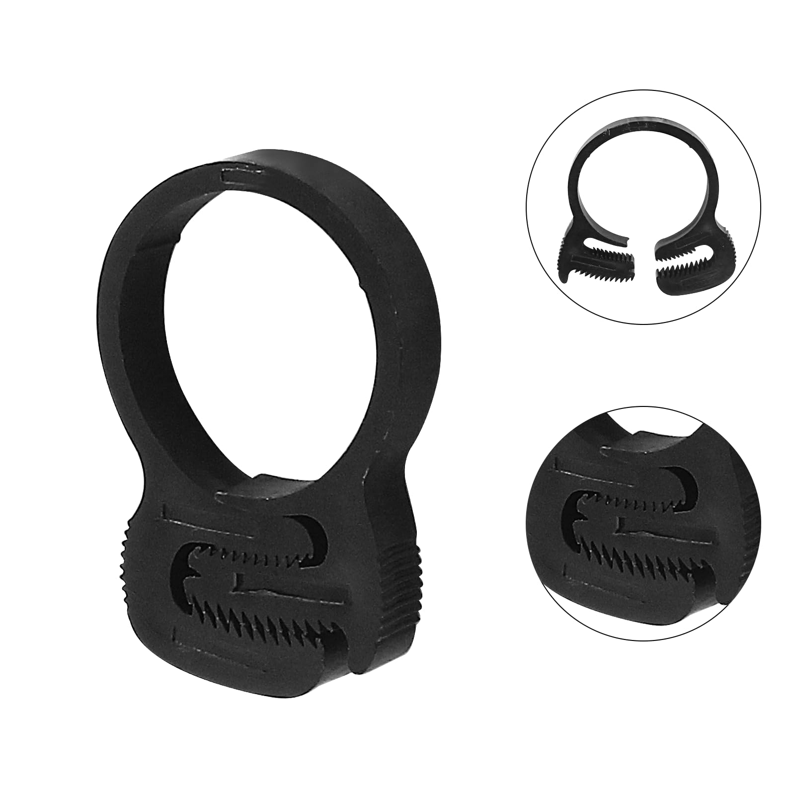 Snapklik.com : Cionyce 20 Pack Snap Grip Plastic Hose Clamps - 25.5-27 ...