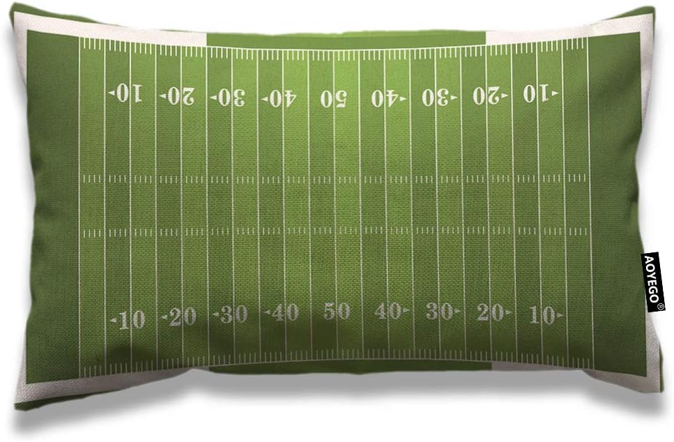 Amazon.com: AVOIN colorlife Ready for Some Football Throw Pillow Cover ...