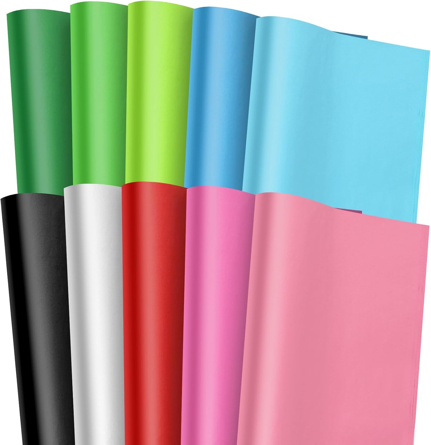 Amazon.com: Hlonon 100 Sheets Colored Tissue Paper 12×20 Inch Tissue ...