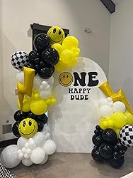 Amazon.com: Checkerboard Balloon Aluminum Foil Balloon Black White ...