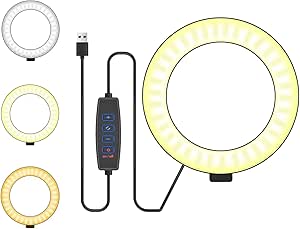Amazon.com : 6 inch Ring Light Only Without Stand, Hola Light ...