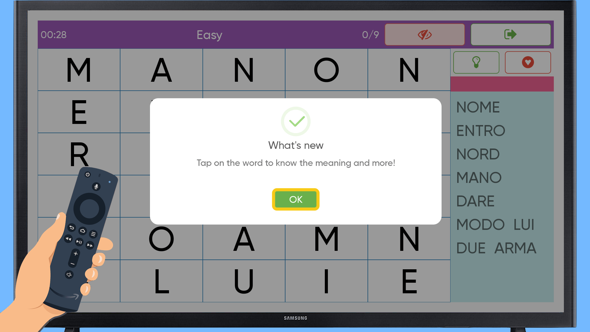 Word Search Free - Italian (Fire TVs, Smart TVs, Tablets, Phones) - App ...