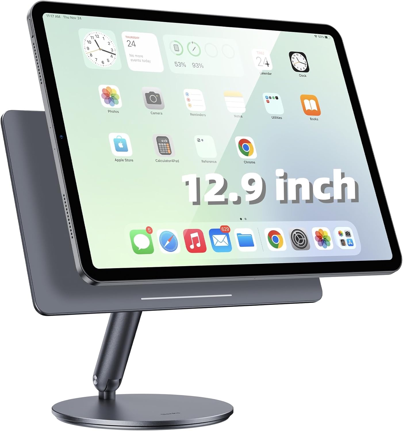 Amazon.com: BENKS Magnetic iPad Stand, Infinity Pro 360?Rotating Tablet ...
