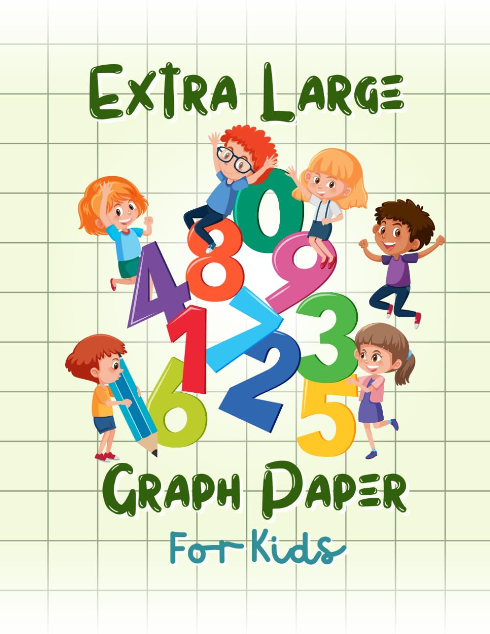 Extra Large Graph paper For Kids - Giant Graph Squares 120 Paper Pad ...