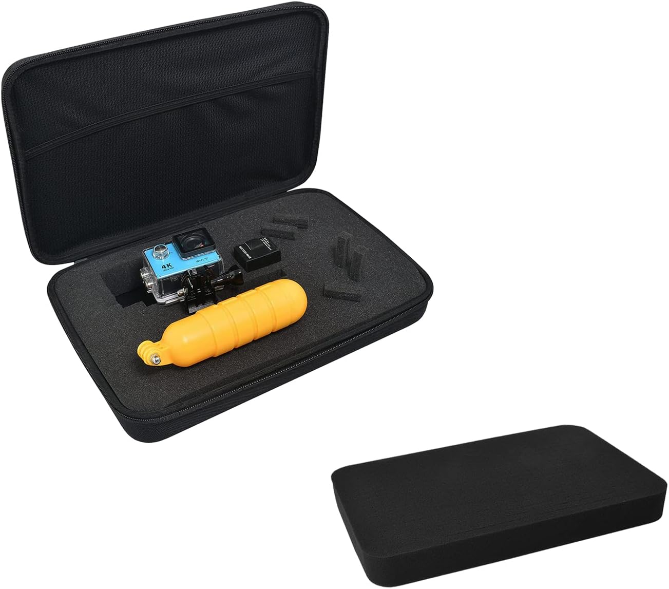 Amazon.com : Bestshoot Large Carrying Case for Go Pro and Customizable ...