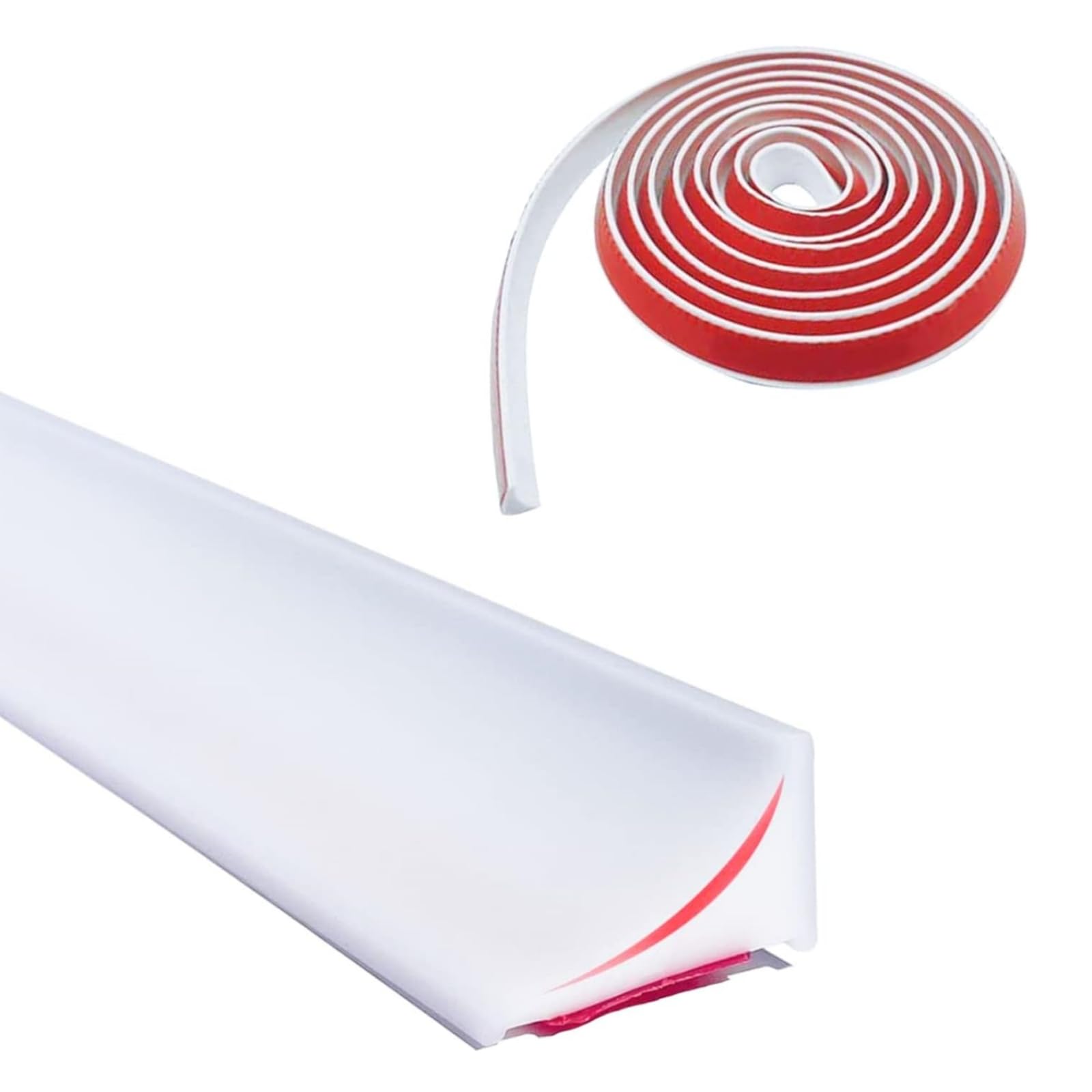 Self Adhesive Silicone Waterproof Shower Water Strip Dam Shower ...