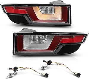 Amazon.com: LQI Tail Lights Rear Brake Lamps Left and Right Compatible ...