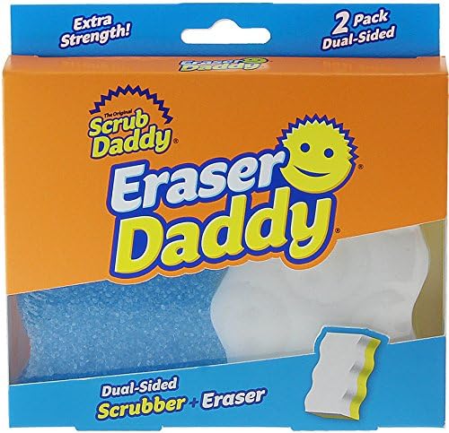 Amazon.com: Scrub Daddy Eraser Sponge - Eraser Daddy - Melamine Sponge ...