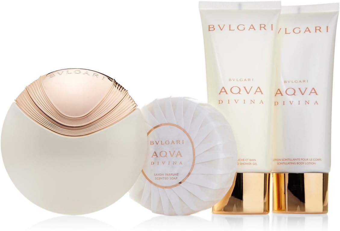 Bulgari Aqua Divina Set contains Eau de Toilette Spray 65 ml/Soap 150 g ...