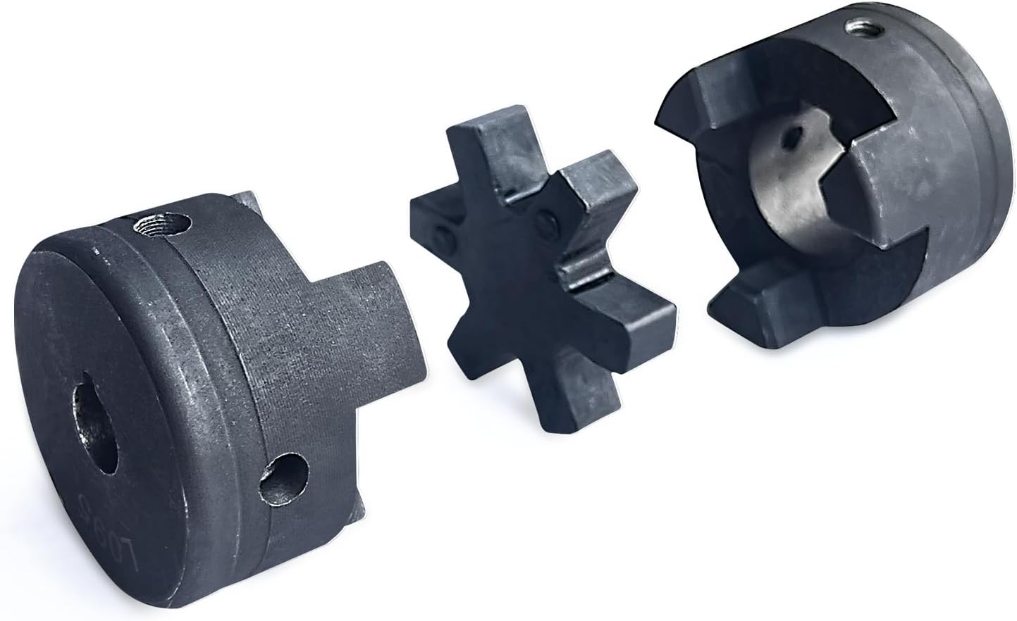 Amazon.com: 1/2" to 1" L090 3-Piece L-Jaw Coupling Set & Buna-N NBR ...