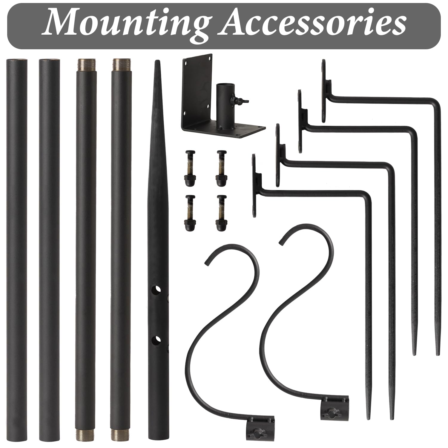 Snapklik.com : Bird House Pole, Adjustable Post Height Birdhouse Pole ...
