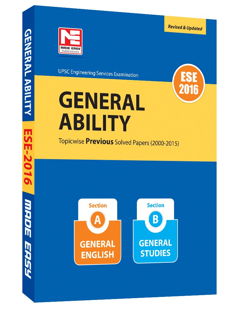 Amazon.in: Buy ESE-2016: General Ability Solved Papers Book Online at ...