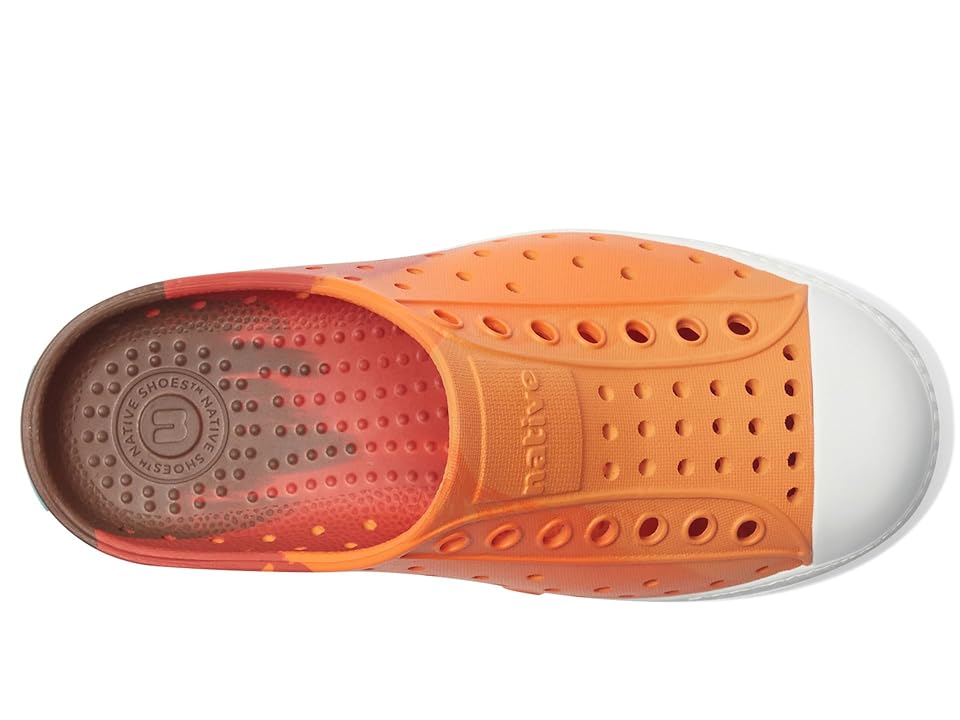 Native Shoes Kids Jefferson Clog Marble (Little Kid/Big Kid) (Sunset ...