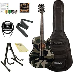 Amazon.com: Dean Guitars EX CAMO-KIT-1 Acoustic Guitar Pack : Musical ...