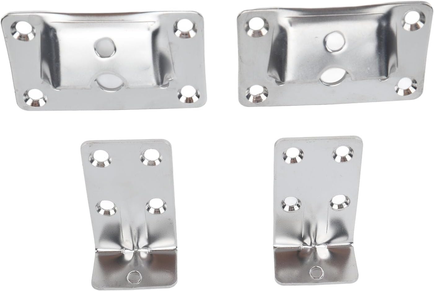 Stainless Steel Removable Table Bracket Set, 2 Wall Brackets and 2 ...