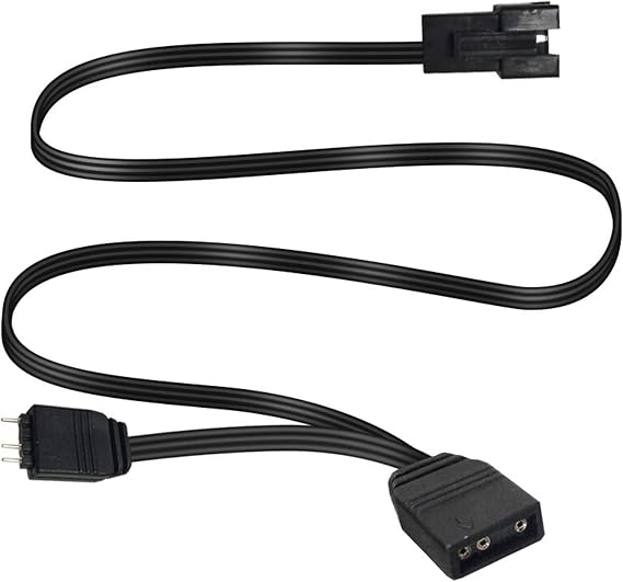 Amazon.com: ARGB 5V 3 Pin Extension Cable Aura MSI Motherboard Splitter ...