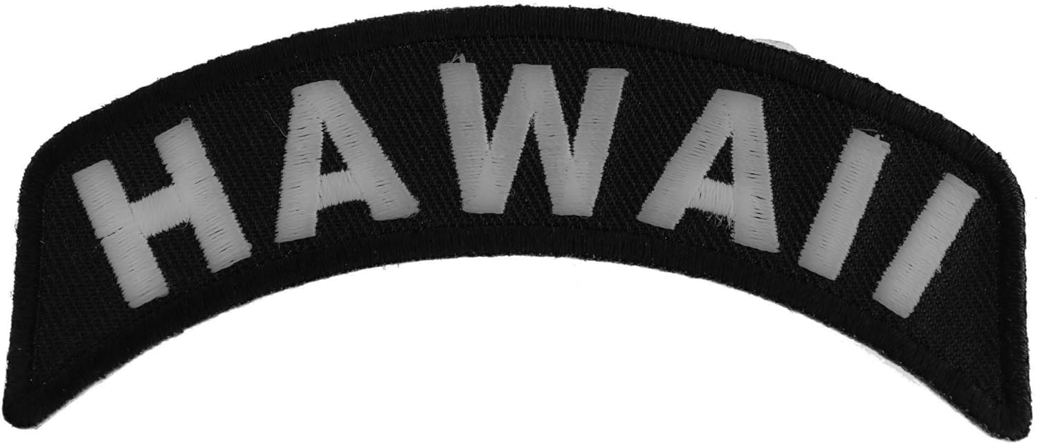Amazon.com: Hawaii Patch - 4x1.75 inch. Embroidered Iron on Patch (P1438)