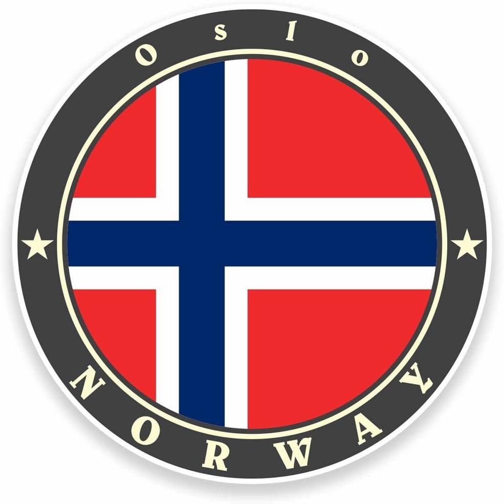 Amazon.com - Oslo Norway Vinyl Sticker Decal Travel 5"