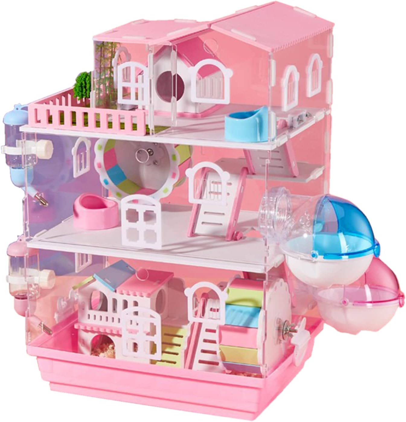 Xixi-Home Hamster Cage Lage Syrian Dwarf Hamster Cage 3 Tier Small ...