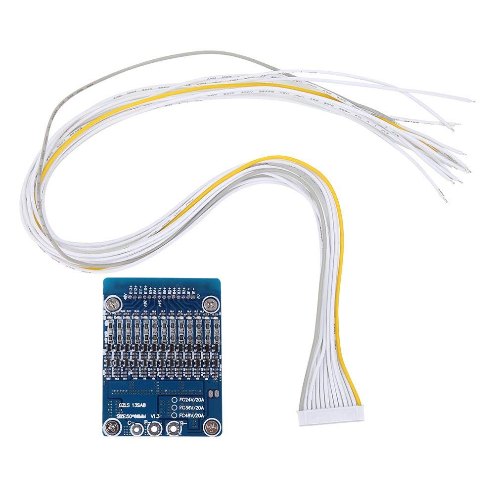 Buy Lithium Battery Board Protection,13S 48V 20A Li-ion Cell 18650 ...