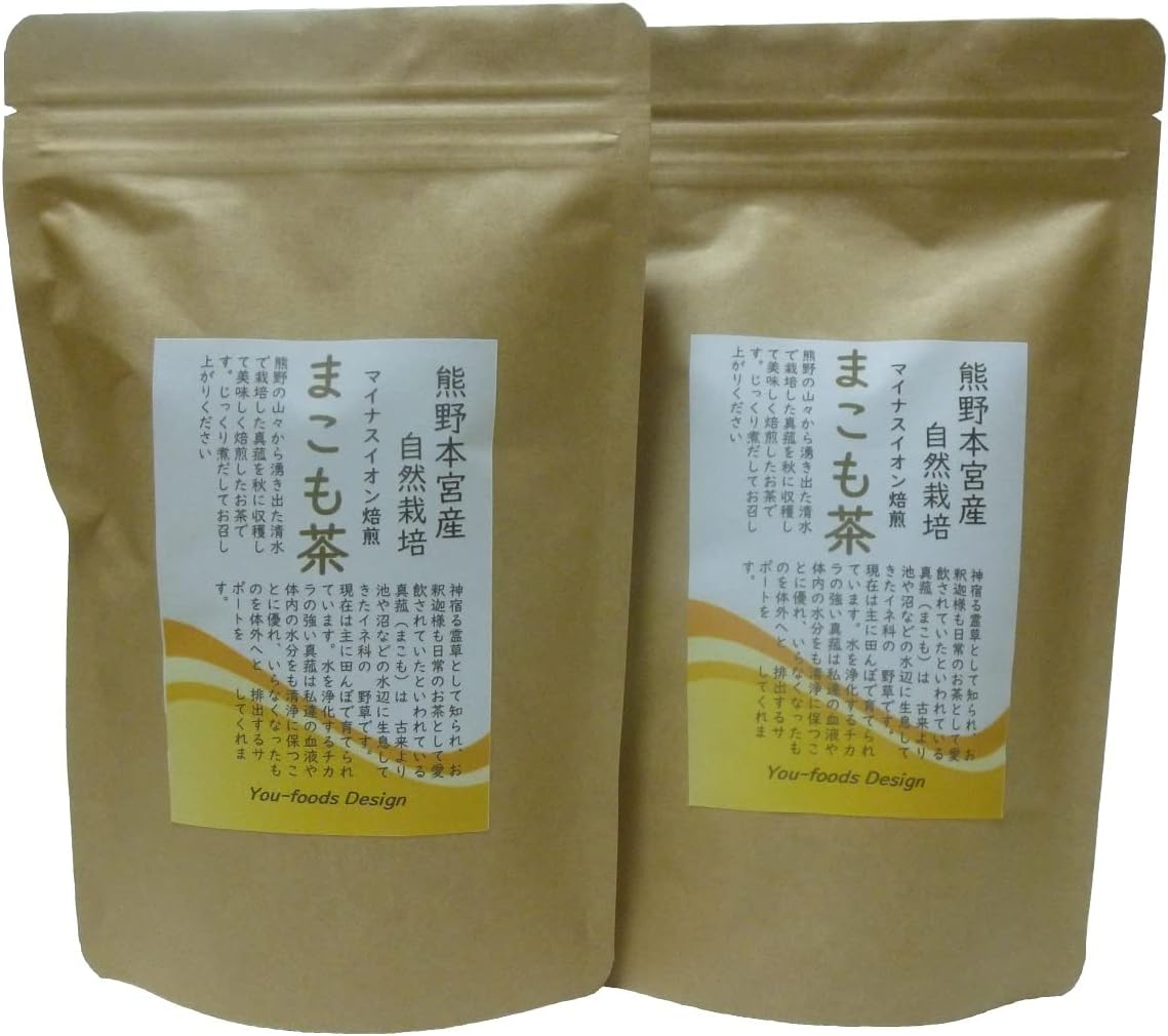 Amazon.co.jp: まこも焙煎茶！お得セット！【熊野本宮産・自然栽培】 (60g：3g×20包） : 食品・飲料・お酒
