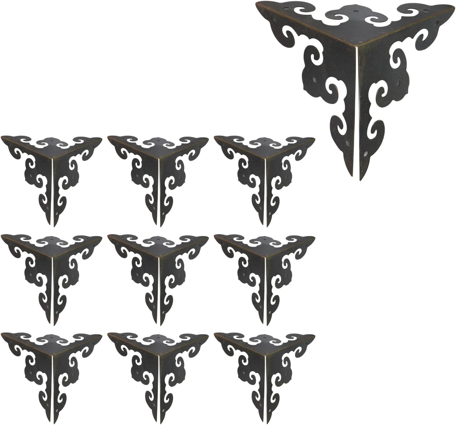 Amazon.com: 20 Pcs Vintage Bronze Corner Protectors Decorative Metal ...