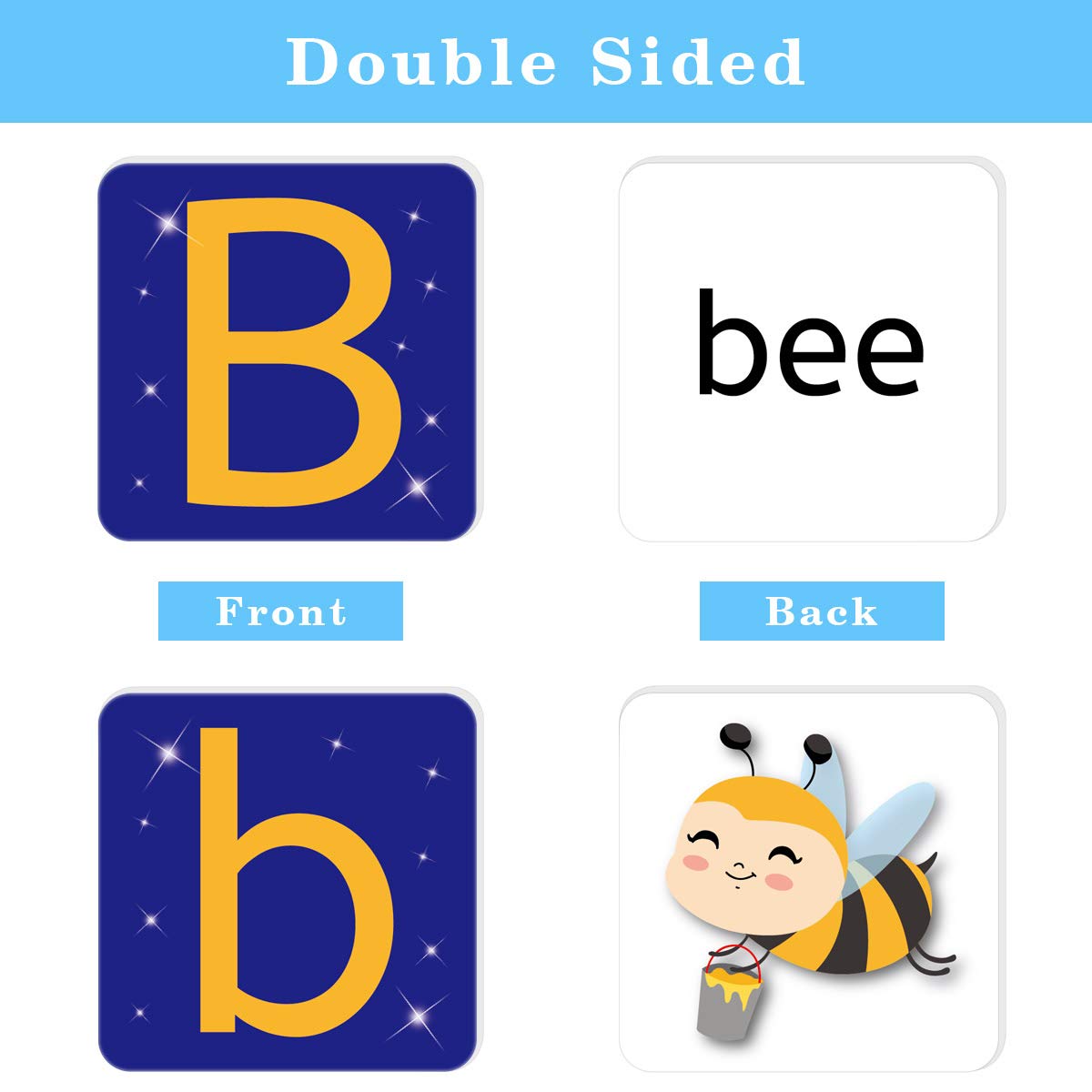 Buy Kids Memory Game Alphabet Matching Game Capital and Lowercase ...