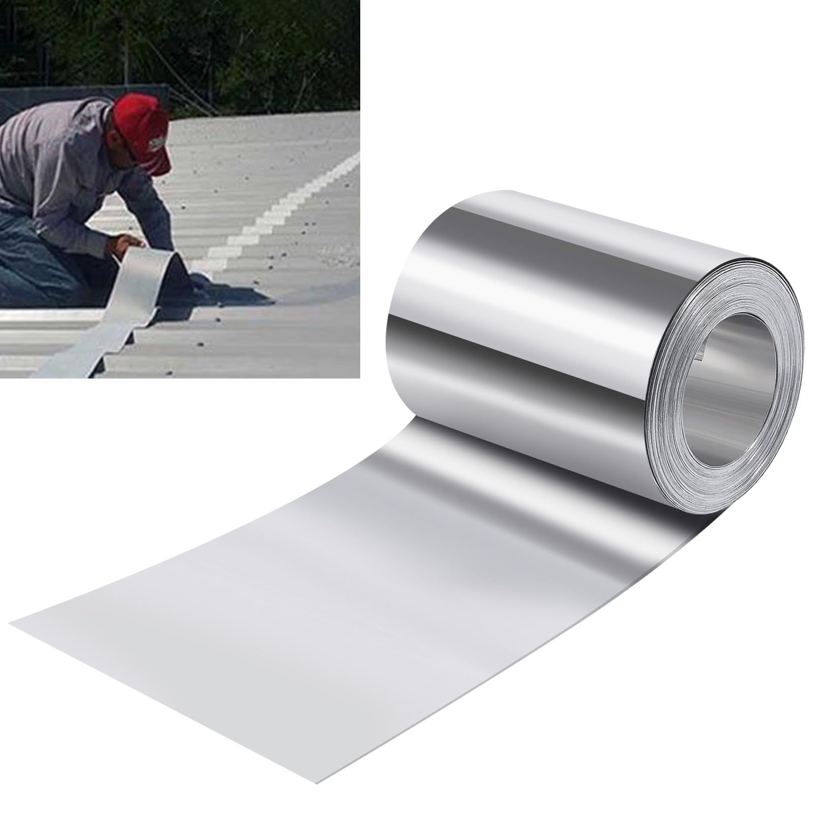 Buy succulentlovers 4'' x 50' Aluminum Flashing Roll - Roof Flashing, 0 ...