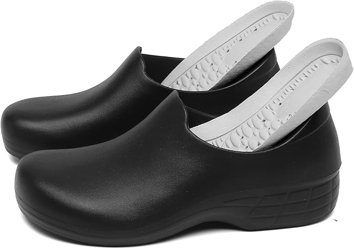 Amazon.com: Chef Shoes Women Nonslip Oil Water Resistant Nursing Work ...