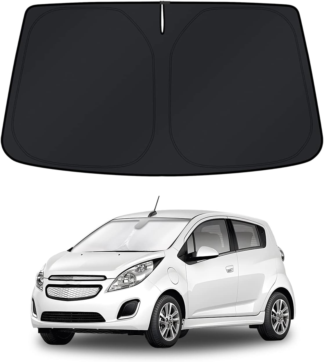 Amazon.com: KUST Windshield Sun Shade for Chevy Spark 2013-2016 Window ...