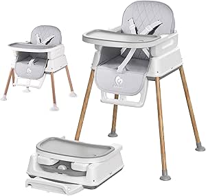 3 in 1 Baby High Chair, Bellababy Adjustable Convertible Baby High ...