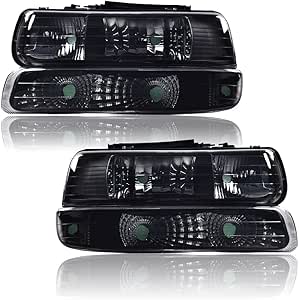 Amazon.com: GRAND ORANGE Headlight Assembly Compatible with 1999-2002 ...