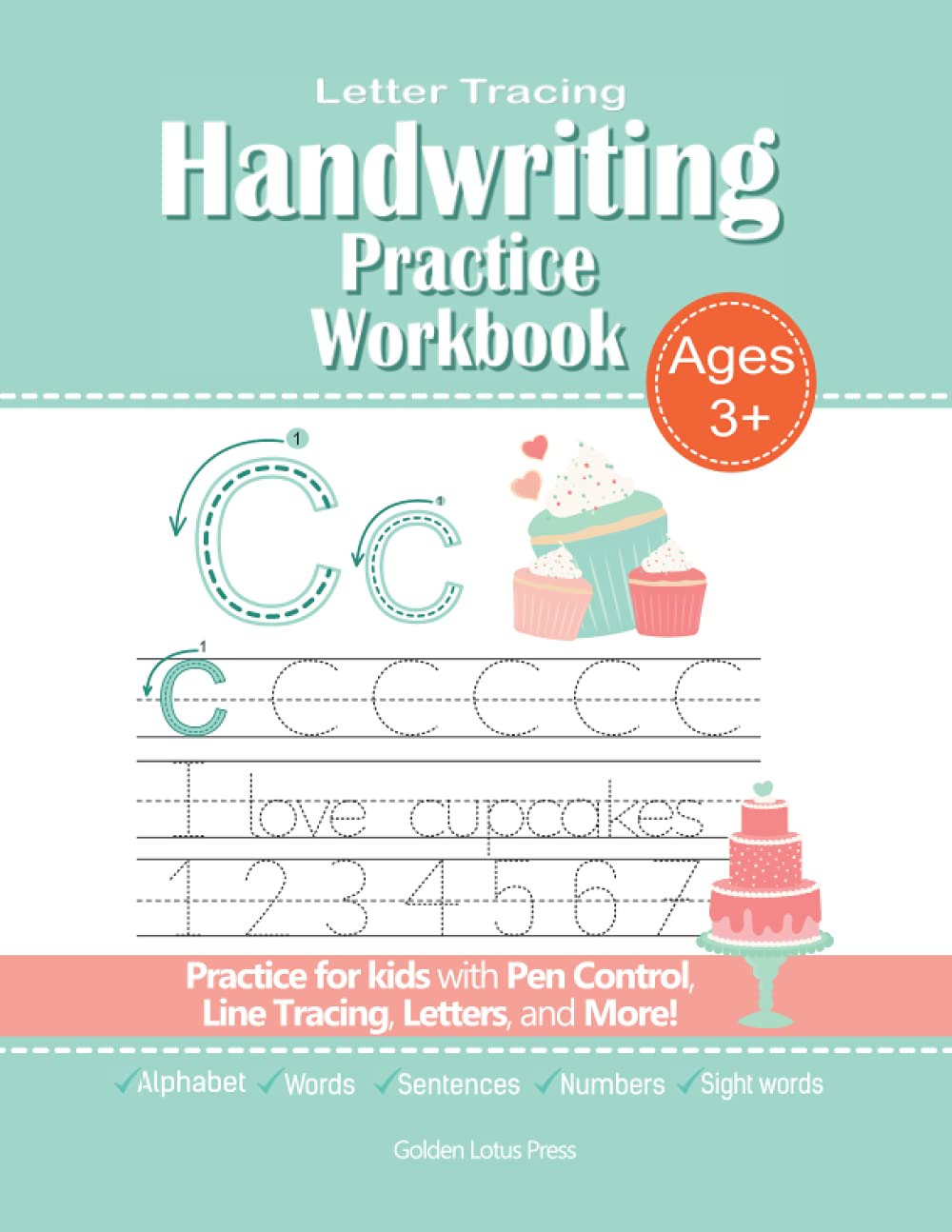 Buy Letter Tracing Handwriting Practice Workbook: Tracing Letters of ...