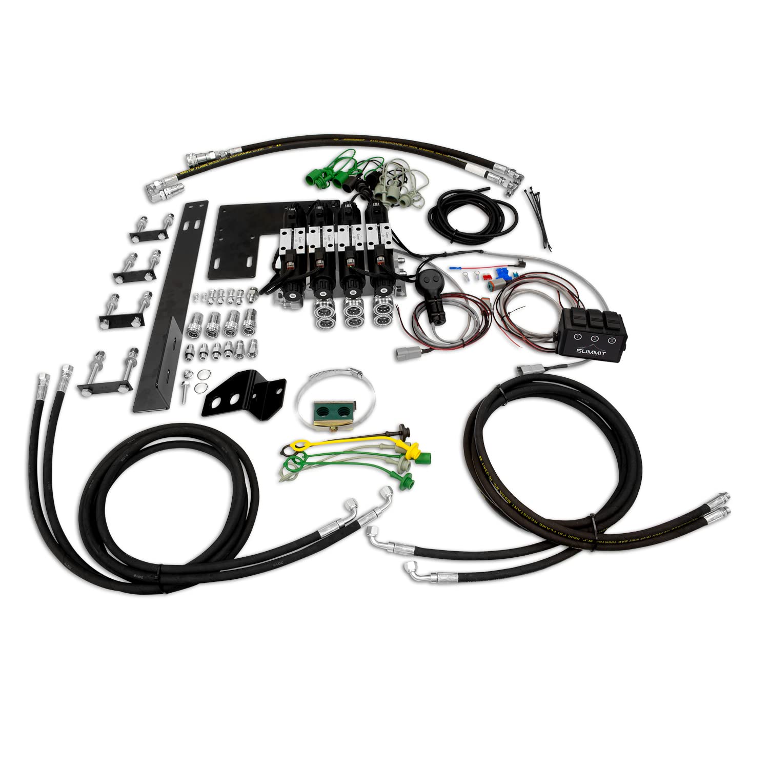 Buy Summit Hydraulics Rear Hydraulic Valve Kit with Front Third ...