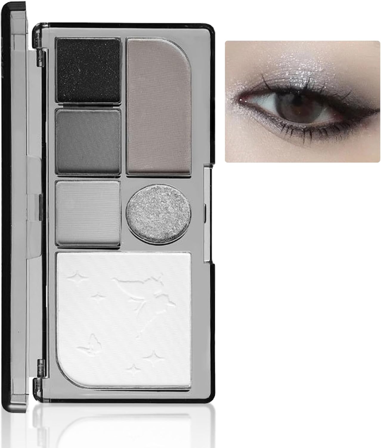 Eyeshadow Palettes, Black Smoky Eye Shadow Pallets For Women, Highly ...