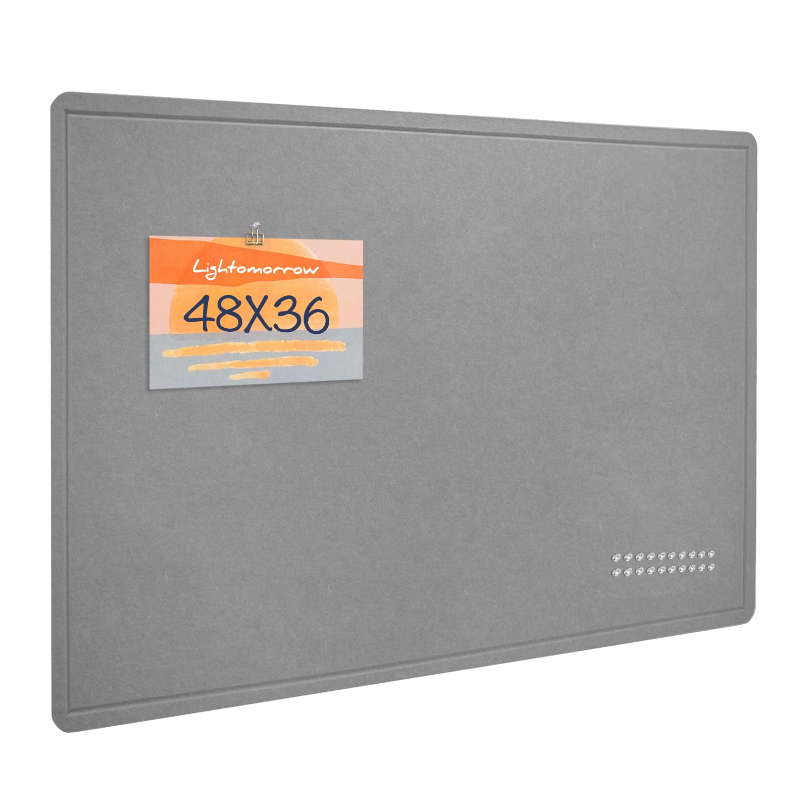 Large Bulletin Board, Large Cork Board Alternative for Wall, 48 x 36 ...