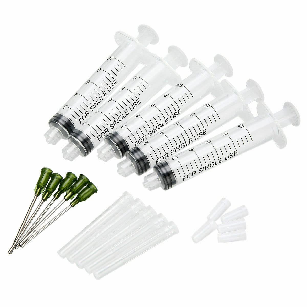 Amazon.com: Dispensers Applicator Syringes Set, 5 Pack 10ml Dispensing ...
