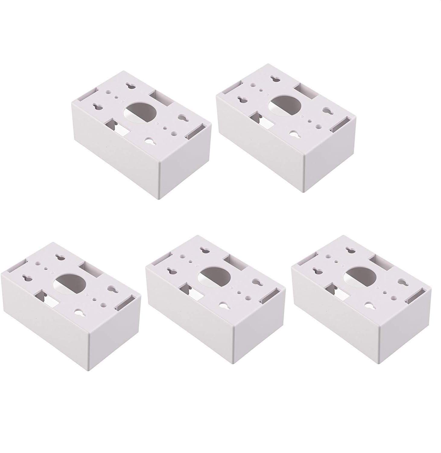 Leviton 42777-1GA Surface Mount Backbox, Single Gang, Grey, 1.89 ...