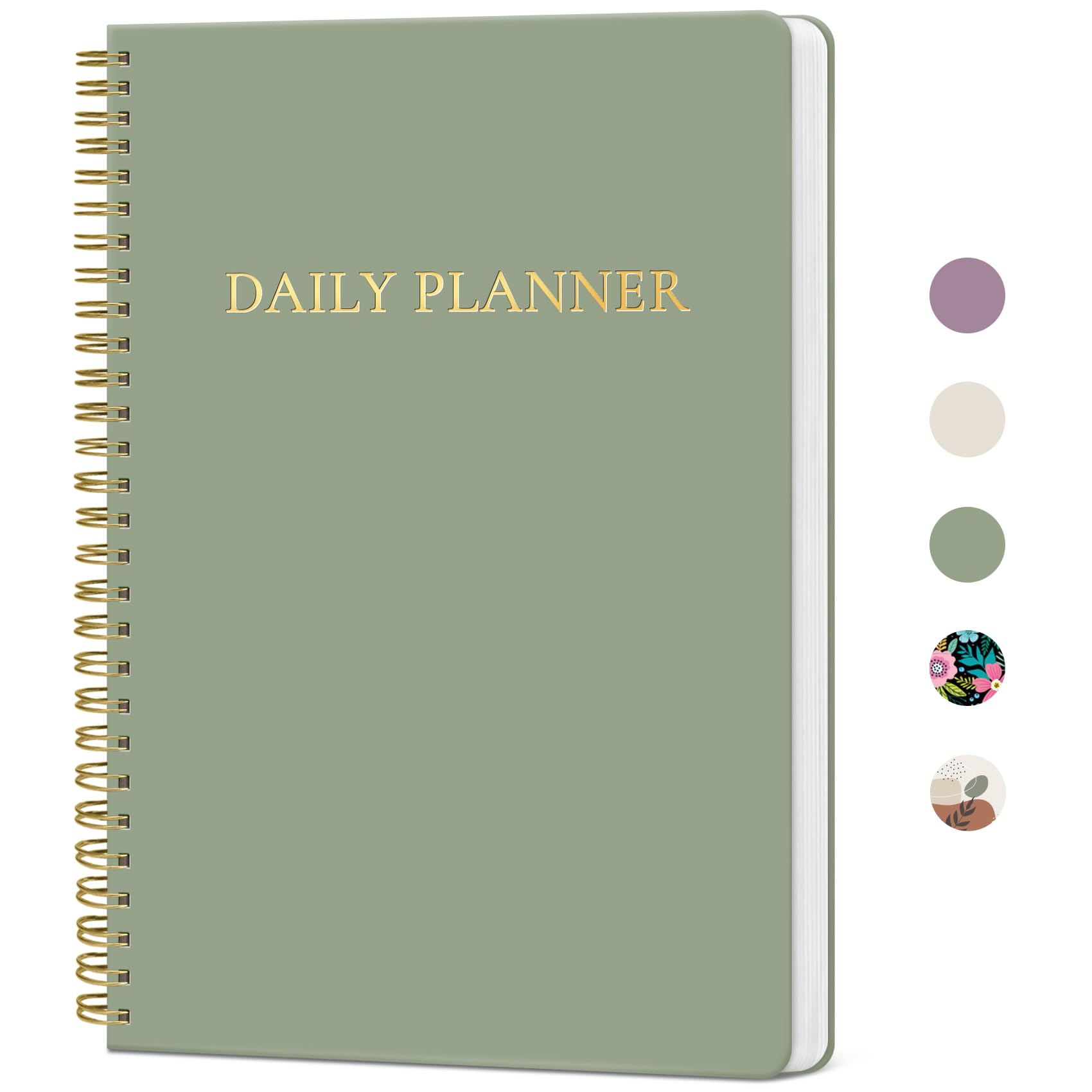 Amazon.com : Aesthetic Daily Planner Notebook With Hourly Schedule ...