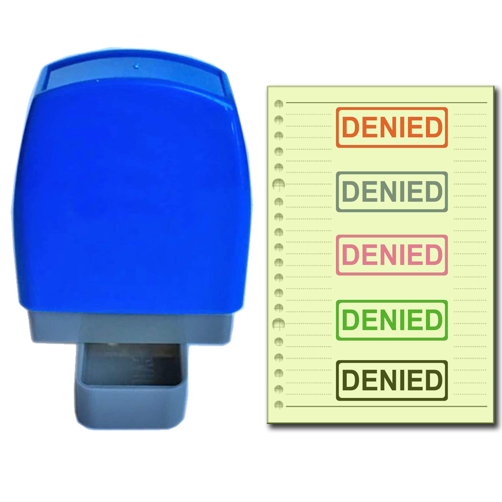 Amazon.com : SSEELL Denied Self Inking Rubber Flash Stamp Self-Inking ...