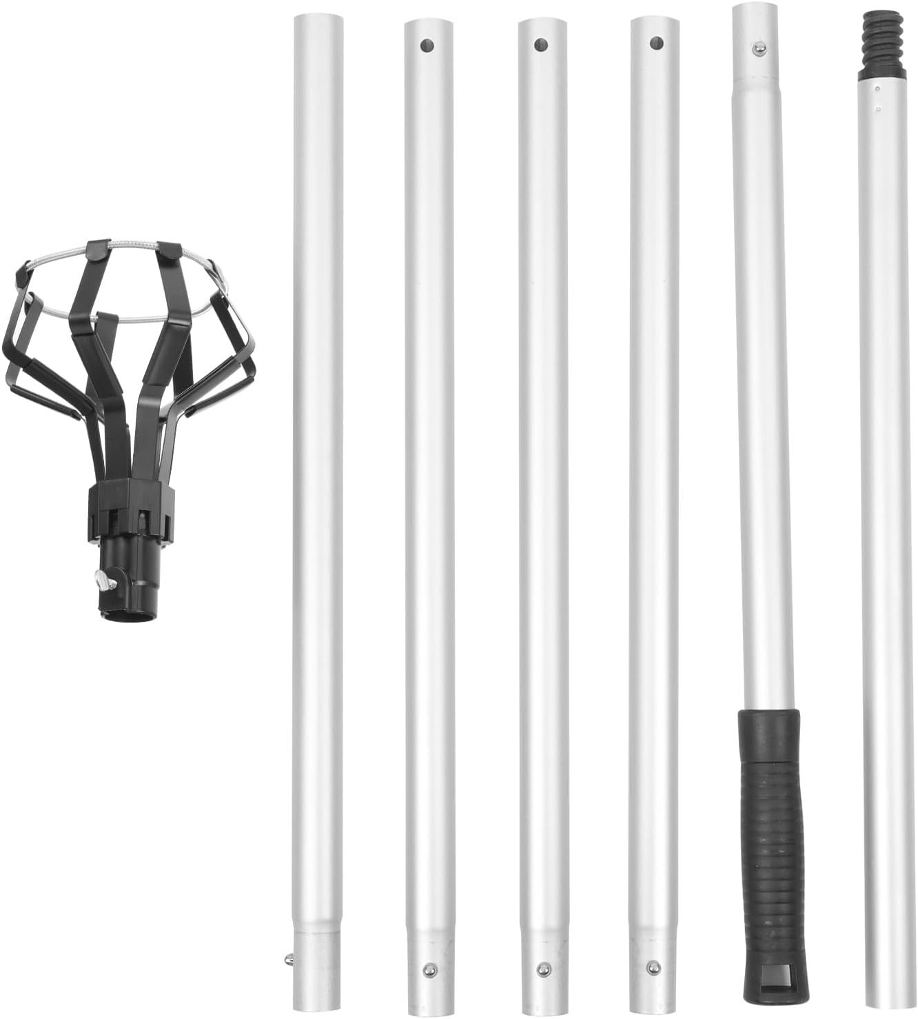 UKCOCO Light Bulb Changer for High Ceilings, Telescopic Extension Pole ...