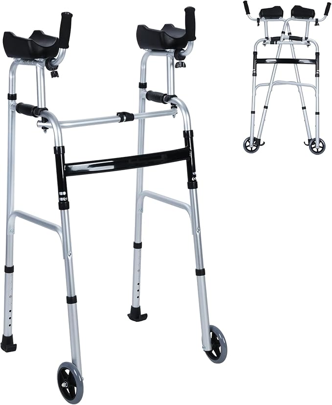 Amazon.com - Washranp 2 in 1 Folding Walker & Removable Armrests ...